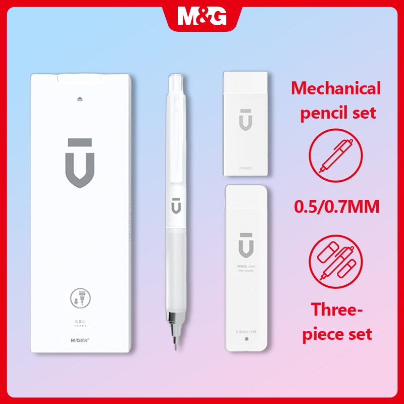 M&G Stationery Automatic Pencil Three-Piece Set 0.5mm/0.7mm (Pencil ...