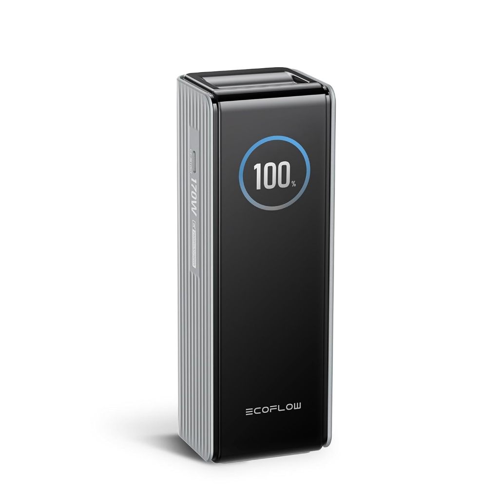 EF ECOFLOW Rapid Power Bank 25,000mAh, 170W Portable Charger with Dual ...