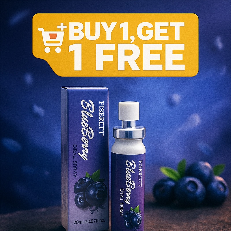 FDA Blueberry Antibacterial Oral Spray Removal of Smoke Odor Bad Breath ...