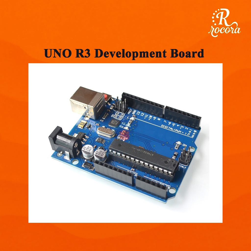 UNO R3 Development Board ATmega328P Official Version Compatible with Arduino IDE Robotics DIY ...