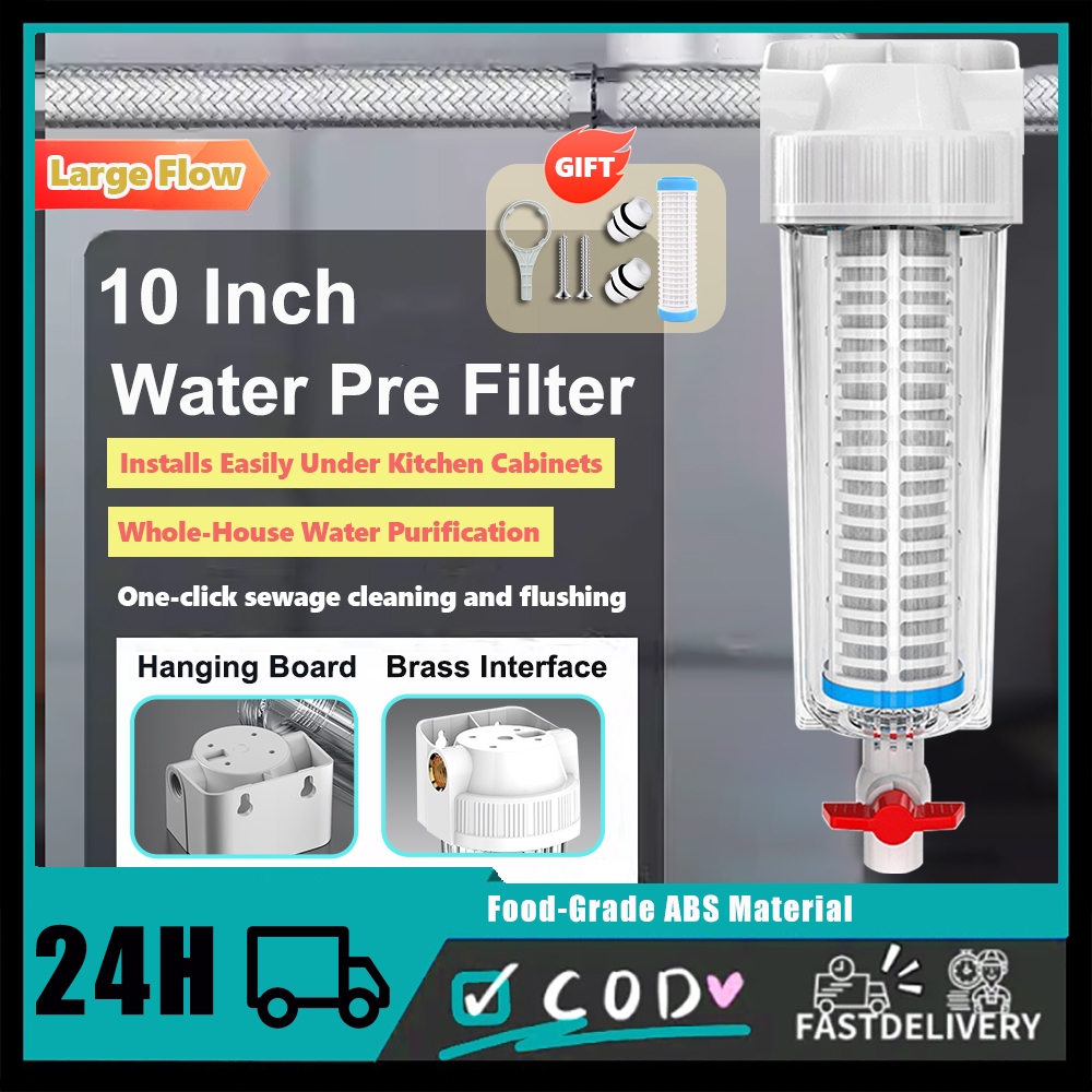 Hivens Water Purifier Food Grade Water Filter Reusable Whole House Spin ...