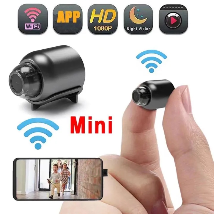 【Readt stock】X5 Wireless Surveillance IP Mini Camera WiFi Spy 1080P HD ...
