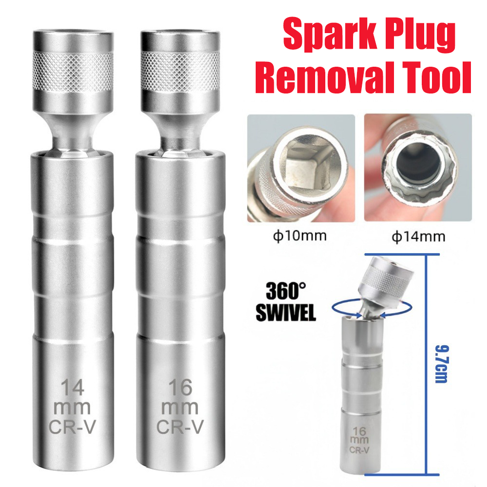 Spark Plug Wrench Block Spanner Puller Automotive Repair Spark Plug ...