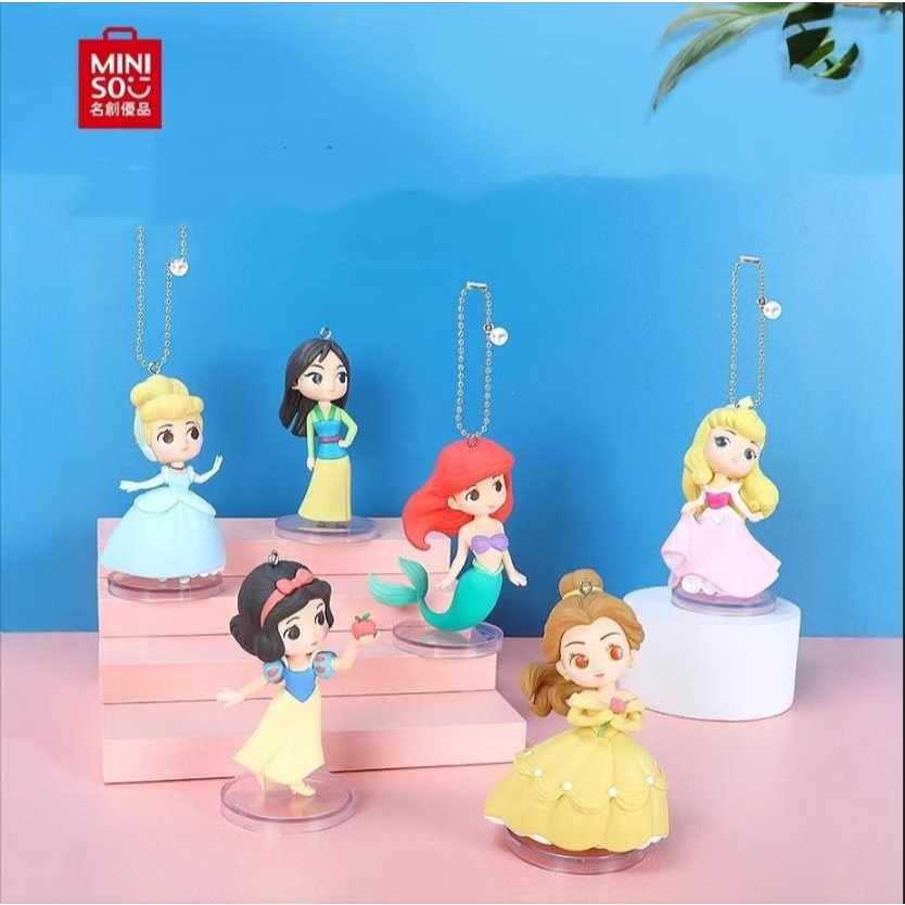 Disney Princess Key Chain Blind Boxes Toy Collection Ready Stock ...