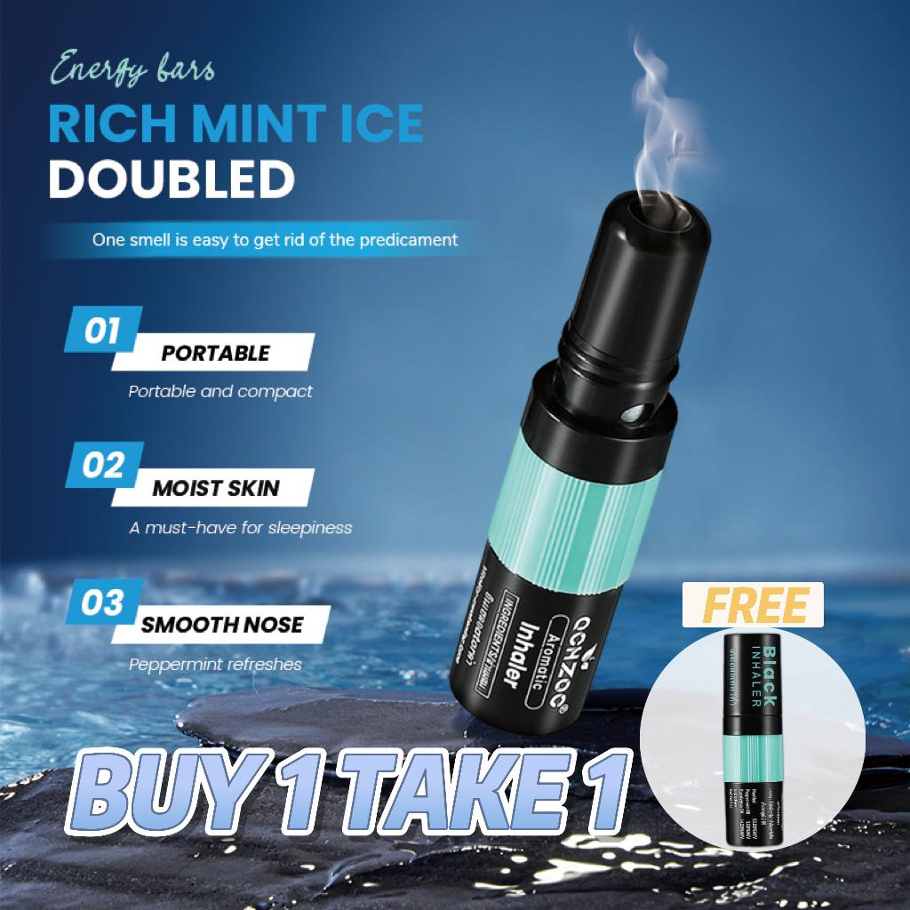 BUY1TAKE1 Peppermint Field Inhaler Menthol for Clogged Nose, Relaxing ...