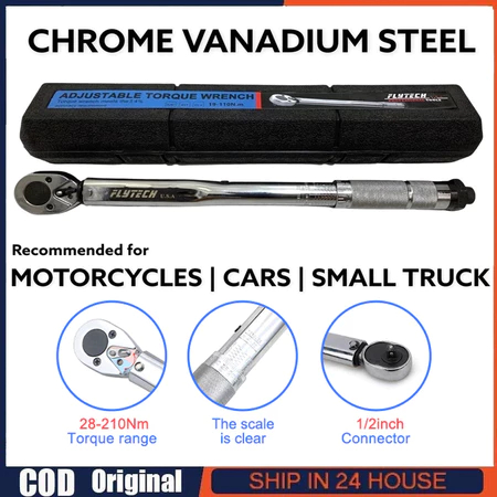 【COD】Adjustable Torque Wrench 1/2 1/4 Drive 28-210 N.MDRIVE TORQUE ...