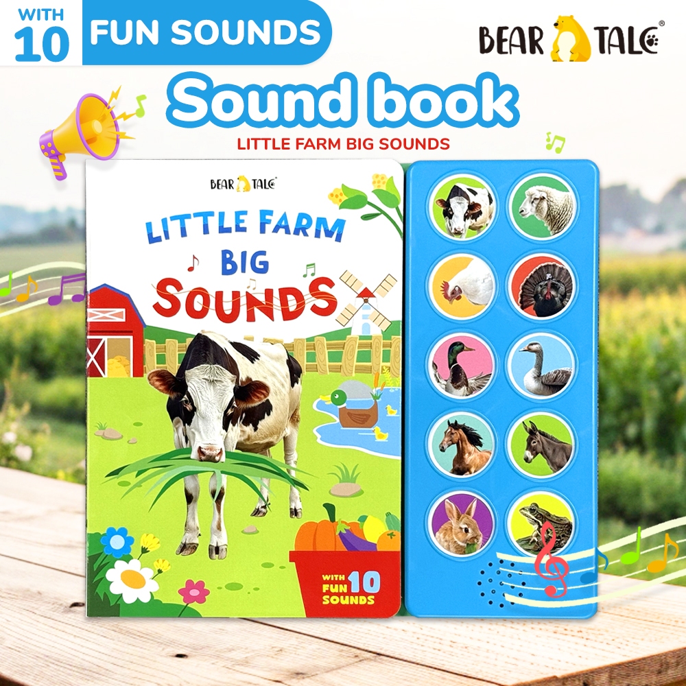 BEAR TALE Sounds Books For Kids Point To Read Sea Animal Calls Baby ...