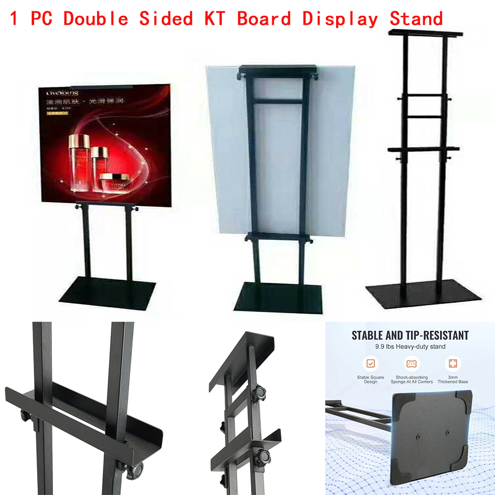 1 PC Double Sided KT Board Display Stand Adjustable Height Floor ...