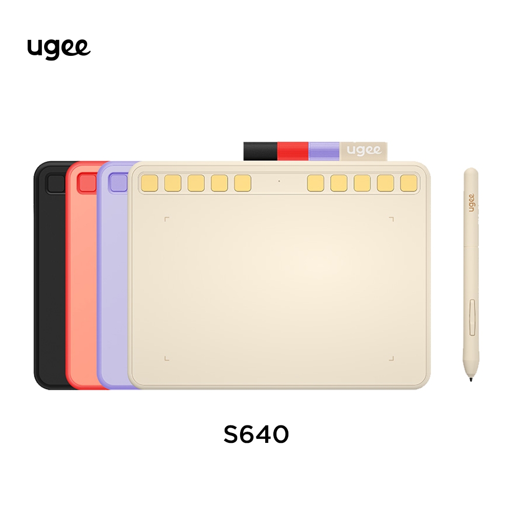 UGEE S640 Drawing Tablet Graphic Tablet Support Android Device Pen ...