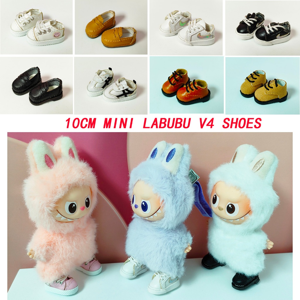 Mini Labubu V4 Doll Shoes for 10cm LABUBU THE MONSETRES PIN OF LOVE ...