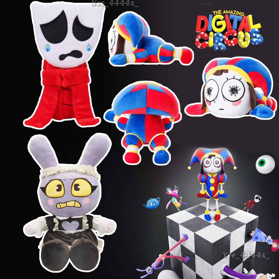 The Amazing Digital Circus Maid Jax Plush Doll Cute Pomni Plush Toy ...