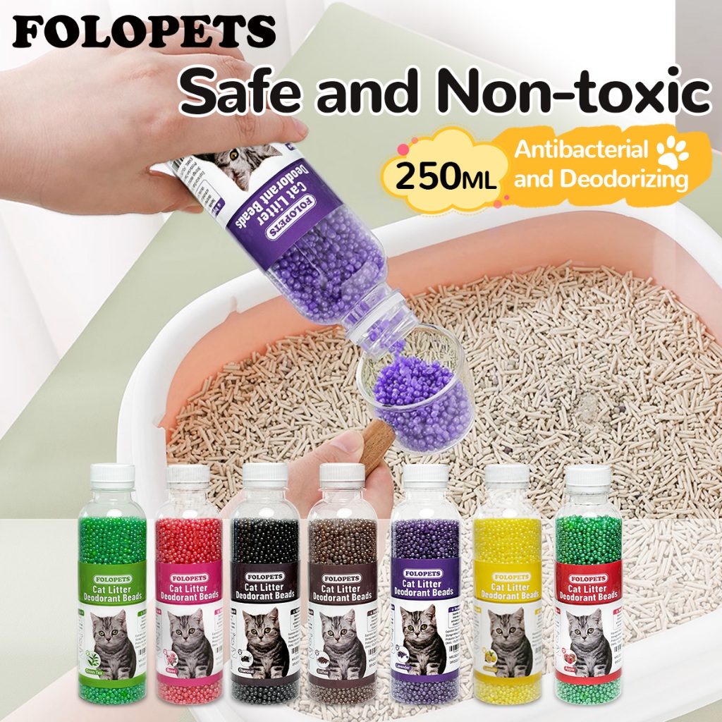 FOLOPETS 250ML Cat Litter Box Deodorizer Cat Litter Deodorizer 7 Scents ...
