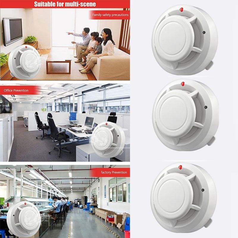 Smoke Detector Photoelectric Sensitive Sensor Smoke Detector Battery ...