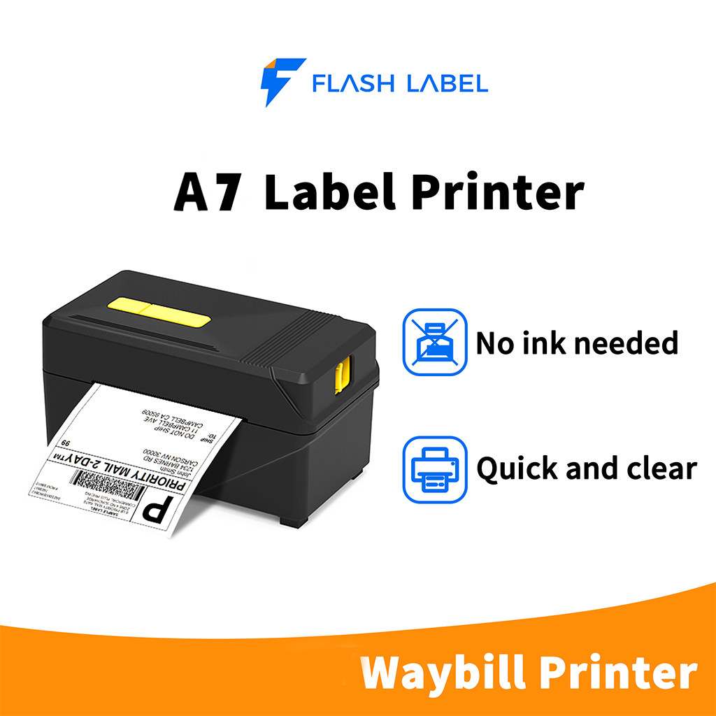 A318BT thermal Printer bluetooth 80mm A7 Waybill Shopee Order 3-inch 76 ...