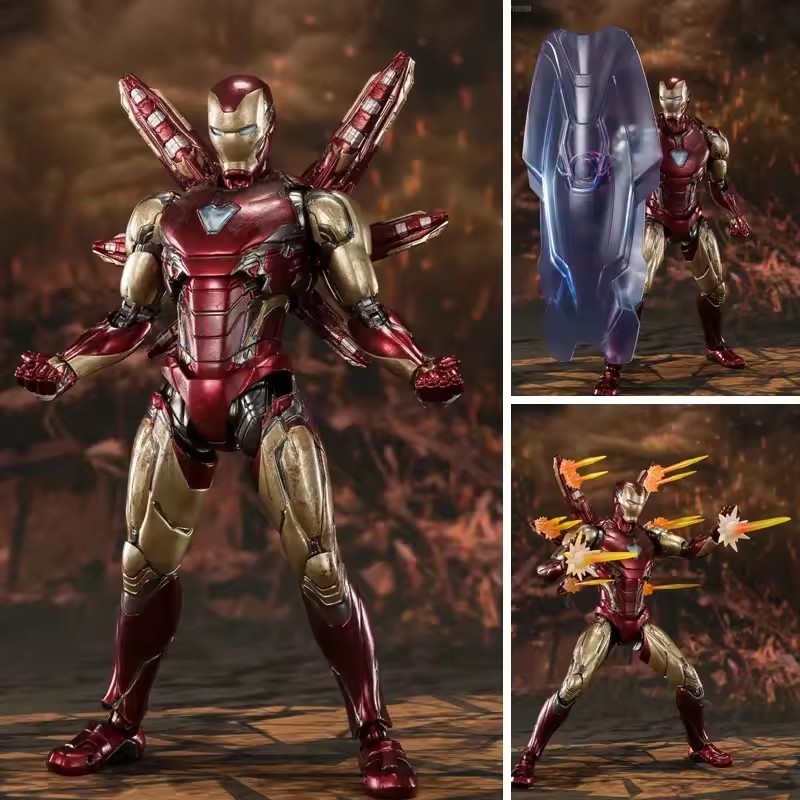 Marvel SHF Iron Man Mk-85 Final Battle Edition PVC Figure | Shopee ...