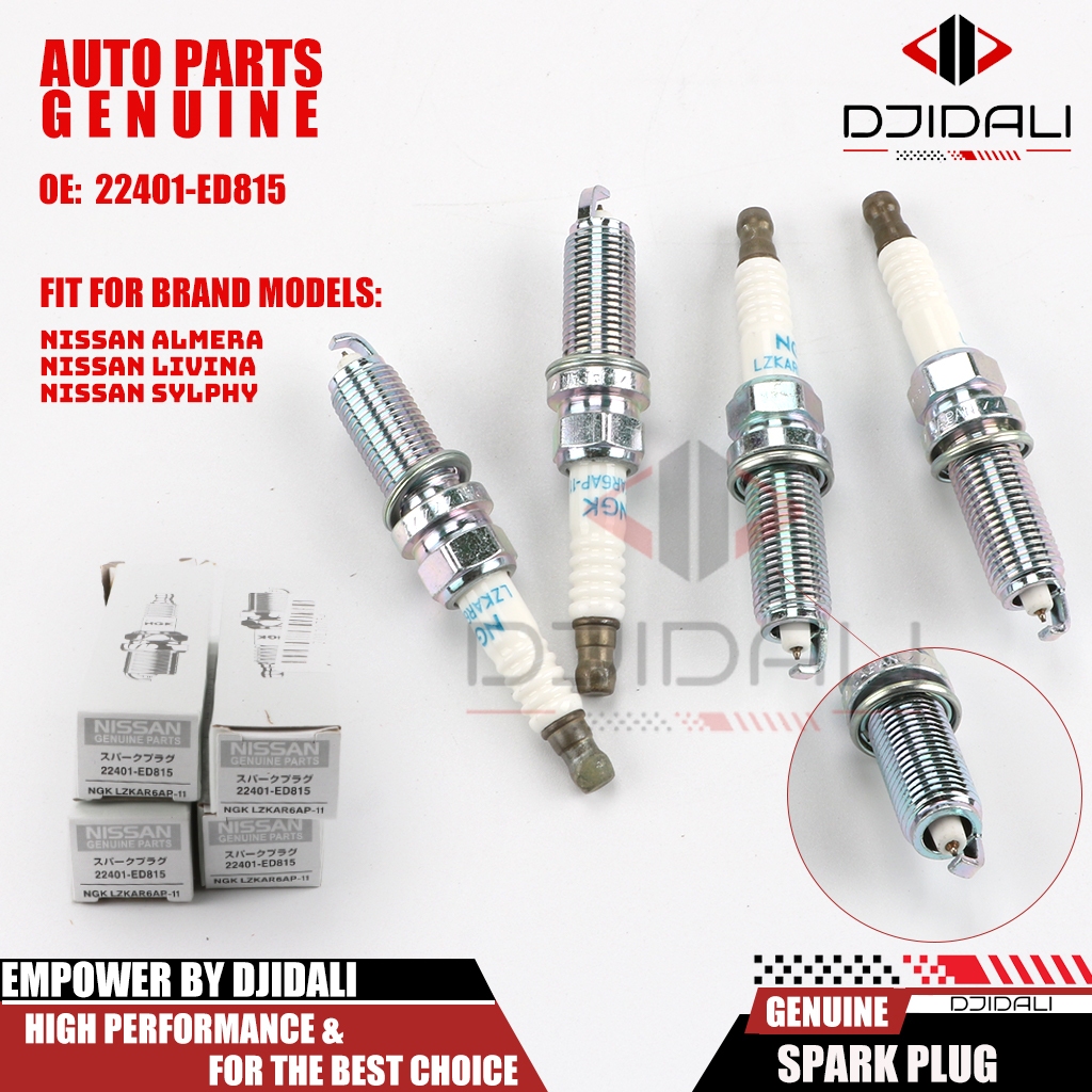 1PCS/4pcs Set NISSAN NGK LZKAR6AP-11 Iridium Spark Plugs for Almera ...