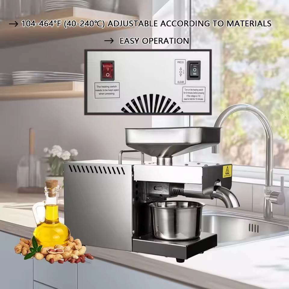 1500W 110V/220V Automatic Cold Press Oil Machine, Oil Cold Press ...