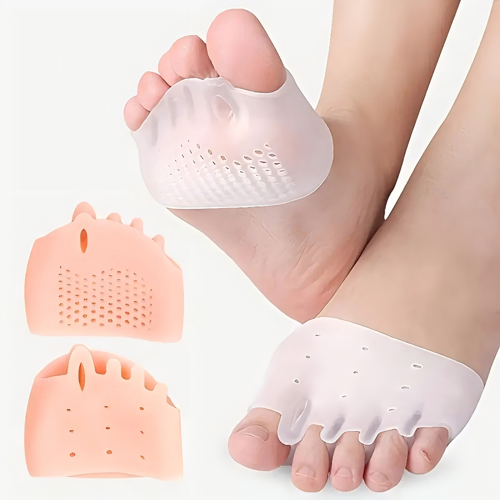 Five-toed forefoot pads, silicone cover for forefoot, protect the soles ...