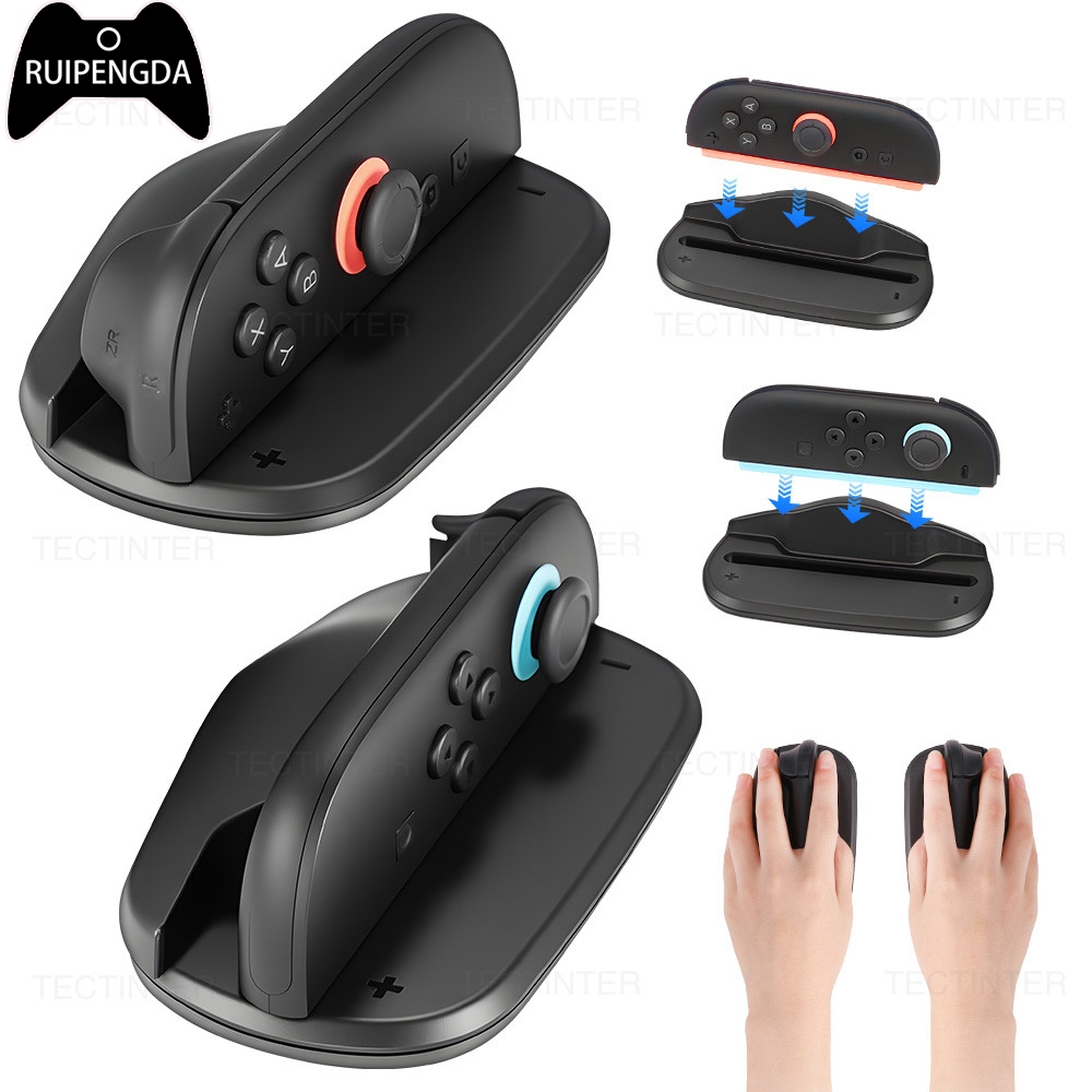 2Pcs Mouse Grip for Nintendo Switch 2 Joy-Con Controller Desktop Holder ...