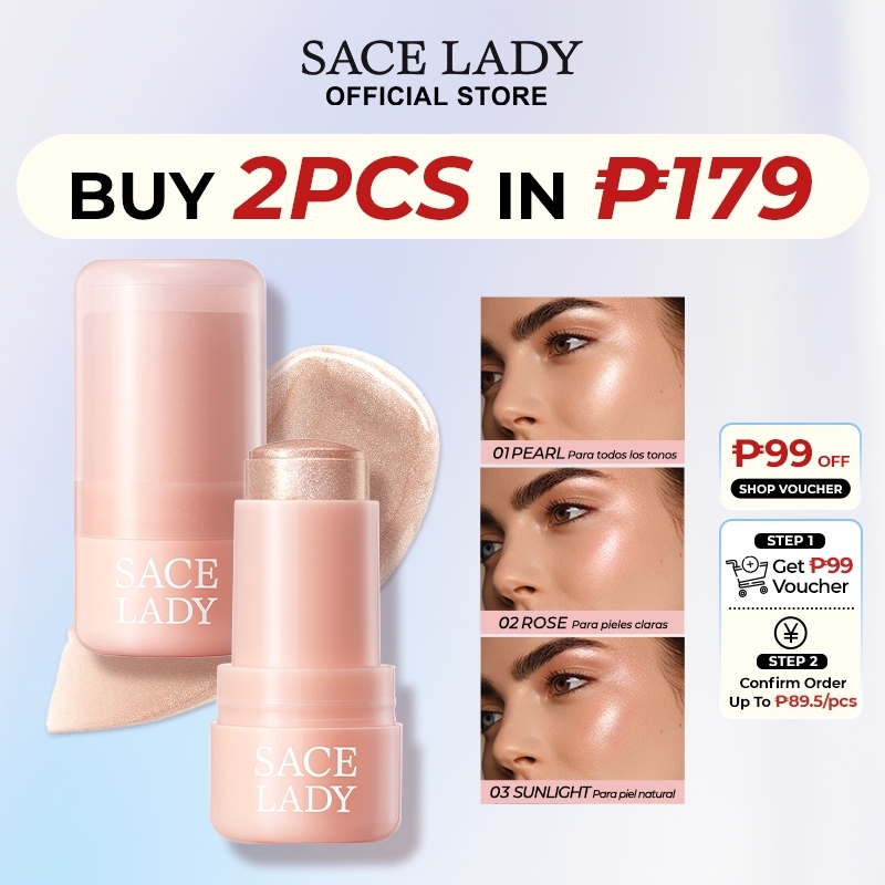 SACE LADY Watery Radiant Highlighter Cooling Jellyt Makeup Stick ...