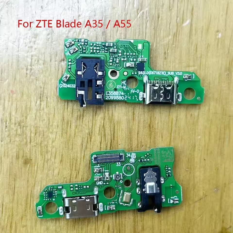 USB Charging Dock Port Flex Cable Repair Part For ZTE Blade A35 / A55 ...