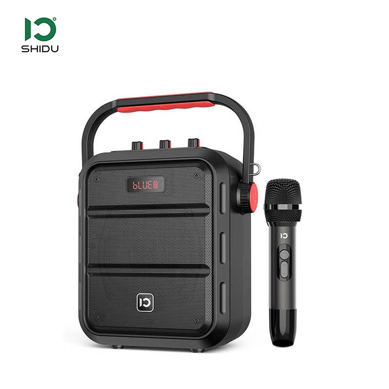 SHIDU Professional Karaoke Bluetooth Portable Speaker with Microphone ...
