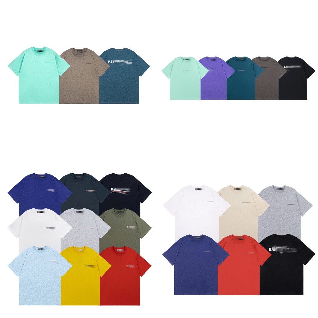 Summer New American High Street Simple Loose Printed Letter Pure Cotton ...