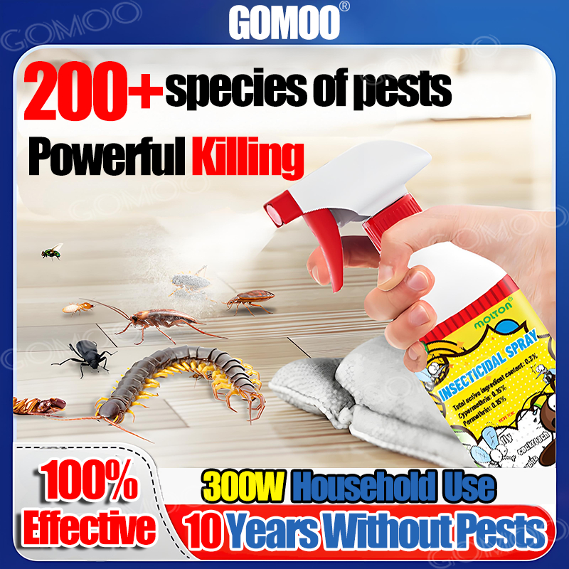 GOMOO Insecticide 500ML Powerful Multi Insect Killer Spray Kills ...