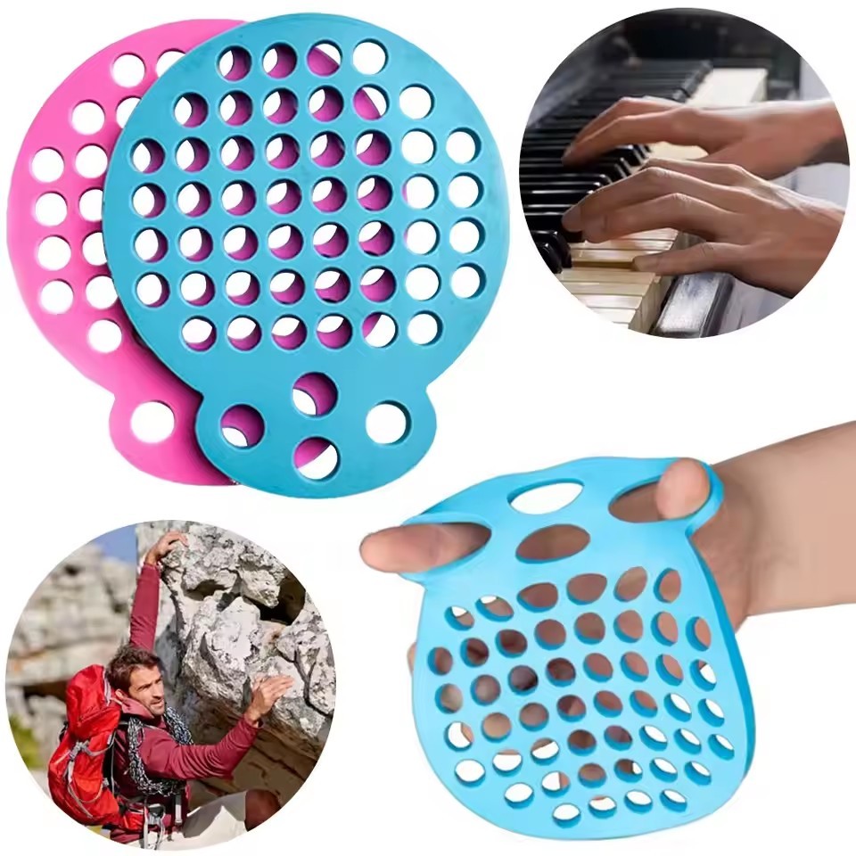 Silicone Finger Gripper Strengthener Trainer Elastic Hand Grip ...