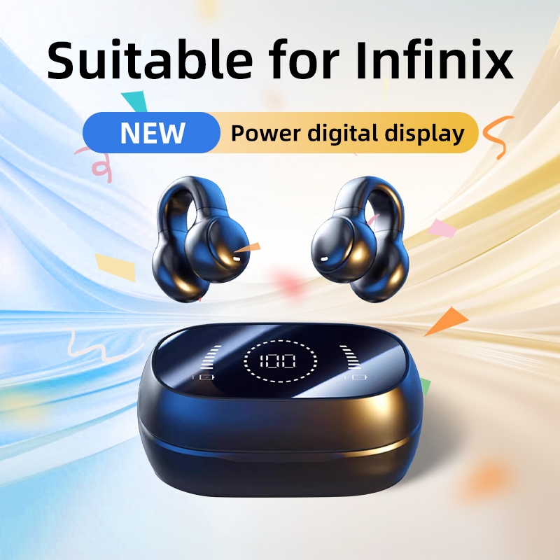 Infinix-Exclusive bluetooth wireless ear clip bone conduction earphone ...