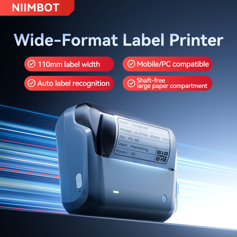 Niimbot B4 Label Printer Smart Label Maker Supermarket Food Clothing ...