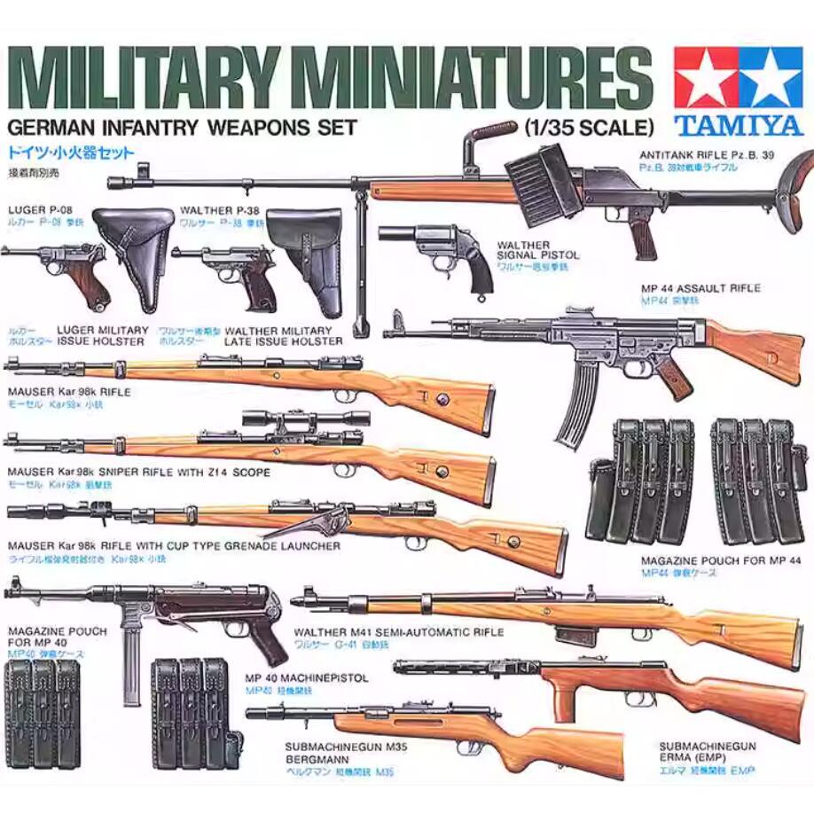 Tamiya 35111 1/35 German Infantry Weapons | Shopee Philippines