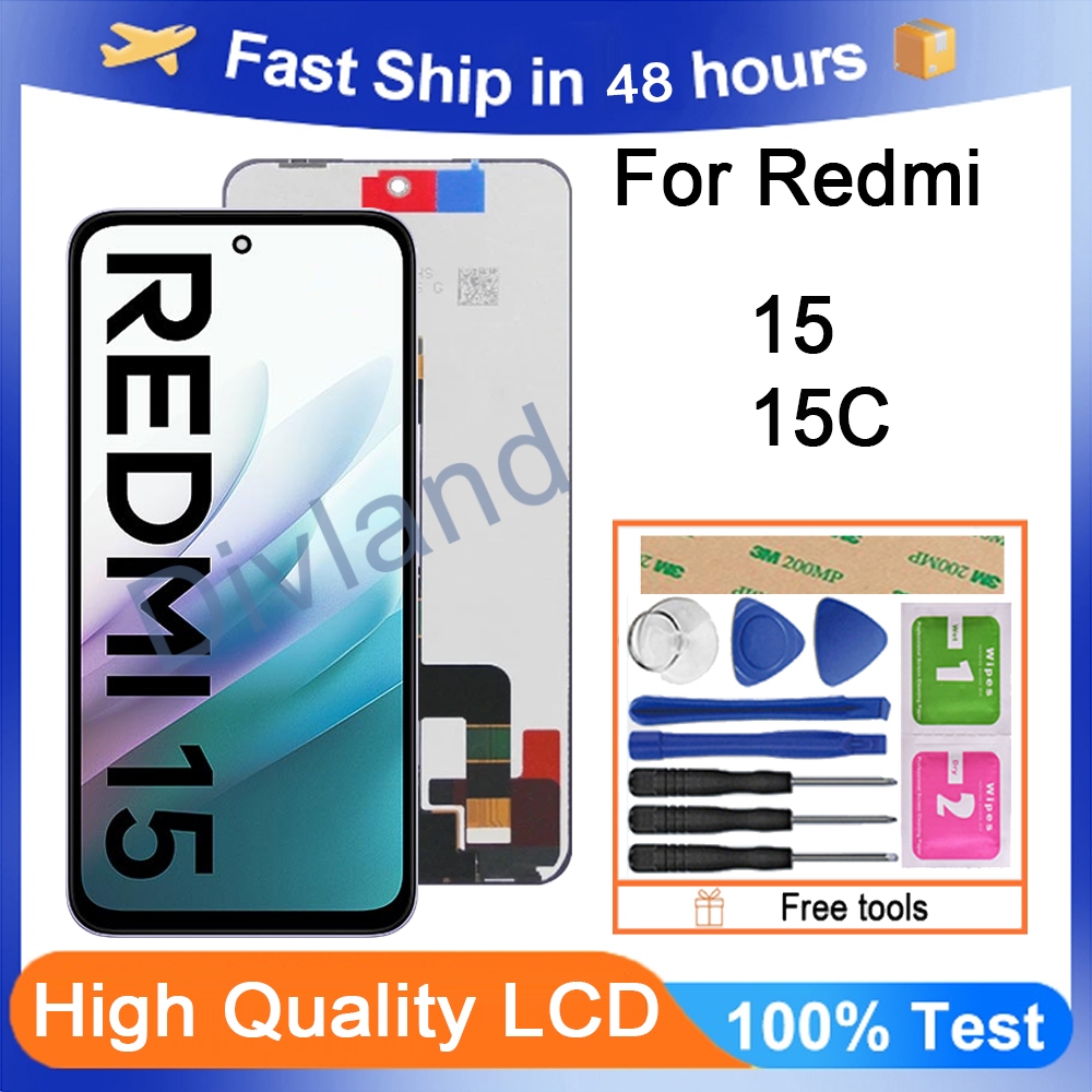 OEM For Redmi 15 4G 5G 15C 4G 5G LCD Display Touch Screen Replacement ...