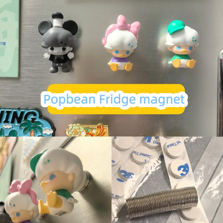 Genuine Pop Mart Cute Pellets Stars DIY Refrigerator Stickers Magnetic ...
