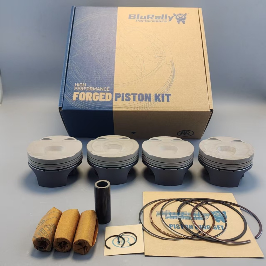 BluRally Forged Automotive Piston Set 75mm Pin18 for Honda GK5 L15B 1 ...