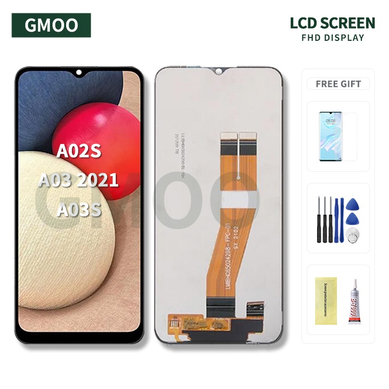 For SAMSUNG Galaxy A02S A03 2021 A03S A04E A025 A025F A035 LCD Screen ...