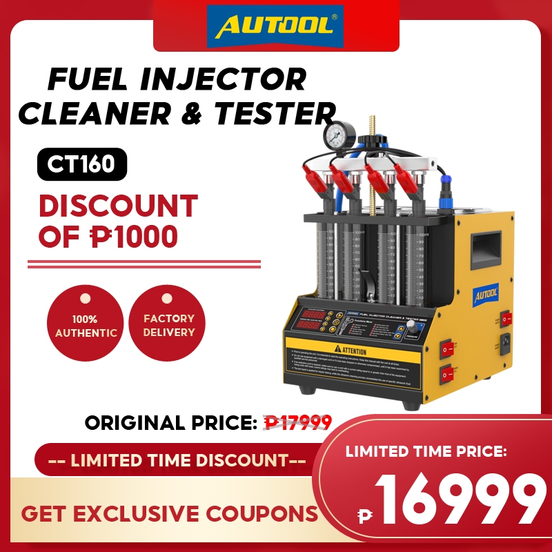 AUTOOL CT160 Fuel Injector Cleaner & Tester Suitable for cars ...