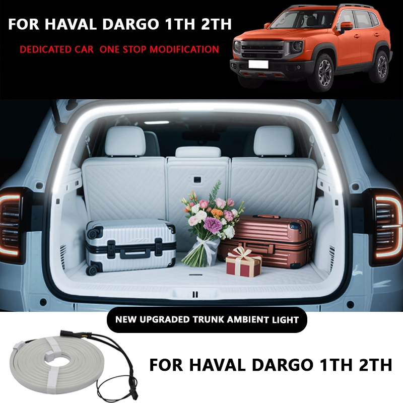 FOR HAVAL DARGO 1TH 2TH Rear Trunk LED Light Bar Strips Trunk Interior ...