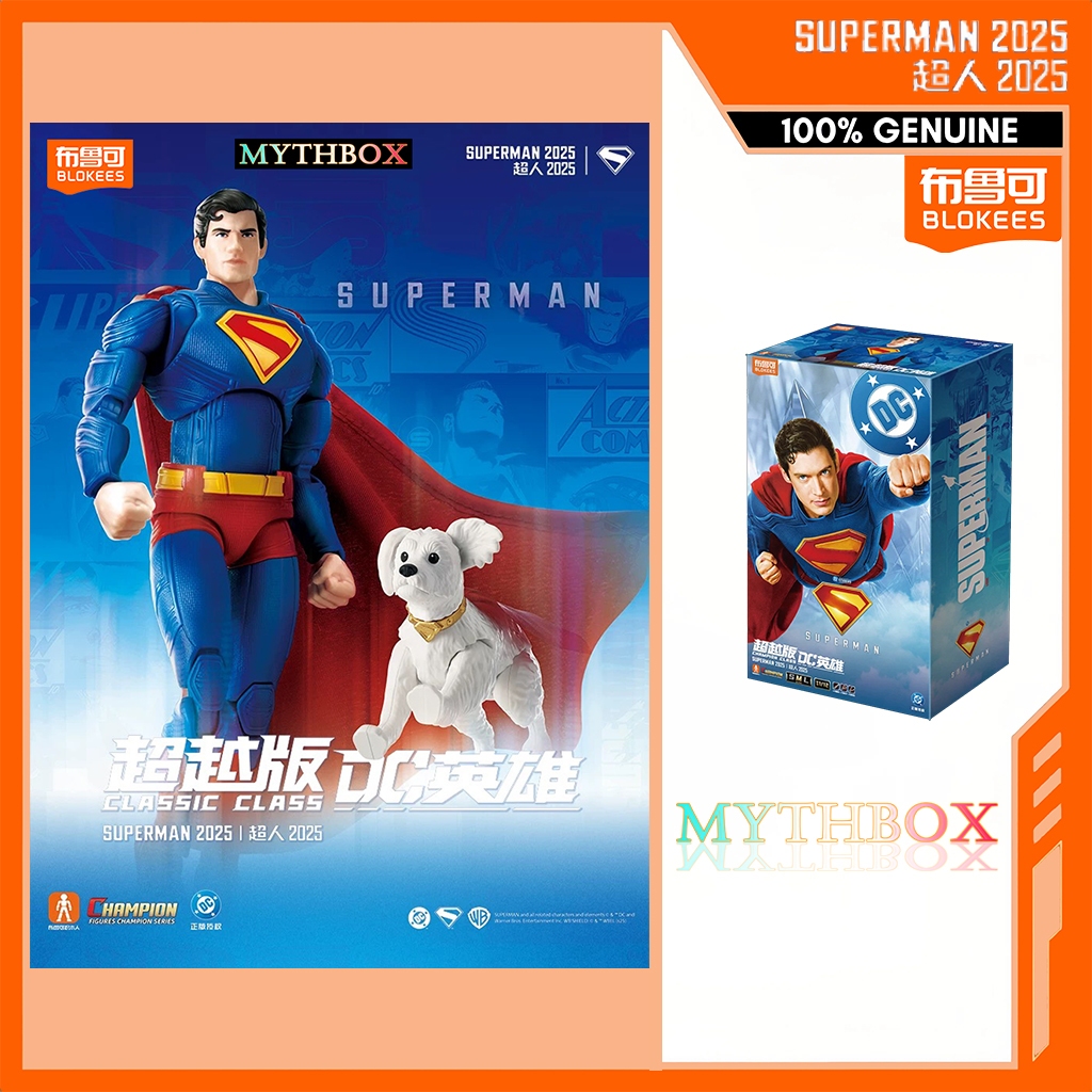 MYTHBOX ★ Genuine blokees bruco DC SUPERMAN 2025 Champion Class Version ...