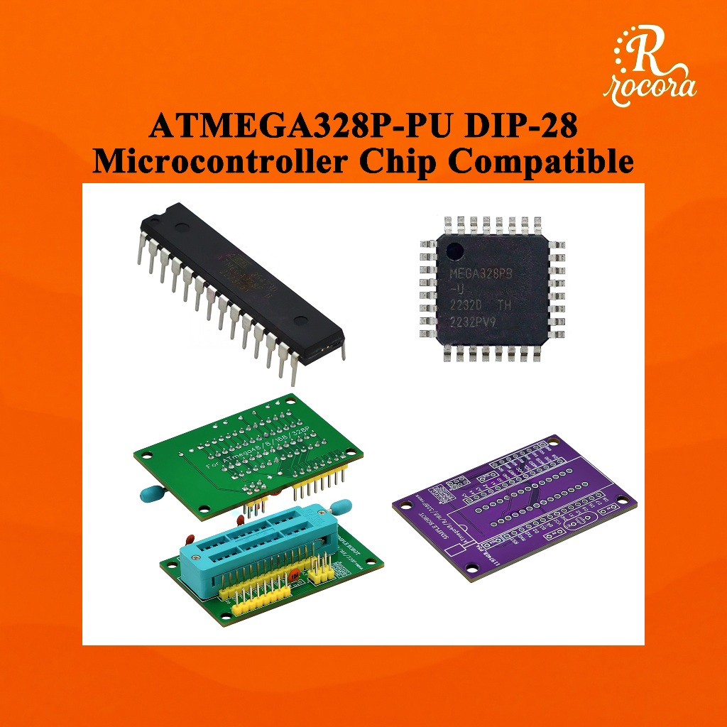 ATMEGA328P-PU DIP-28 Microcontroller Chip Compatible with Arduino UNO ...
