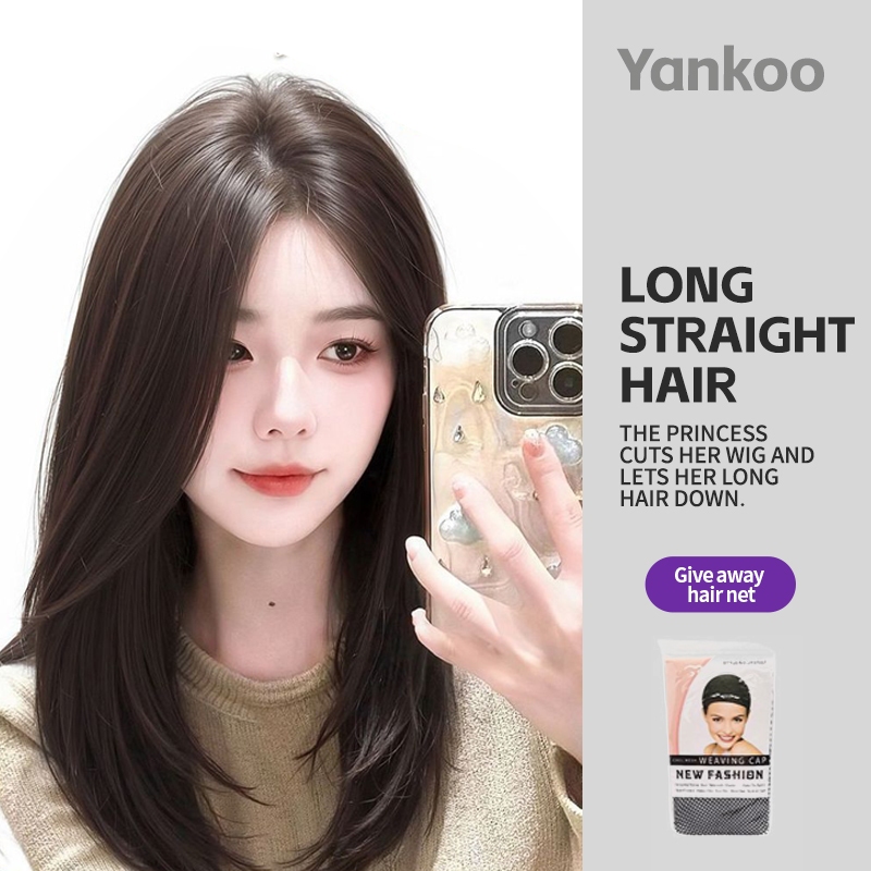 Non-Wearable Hairnet High-Crowned Wig, Fluffy And Seamless Full-Head ...