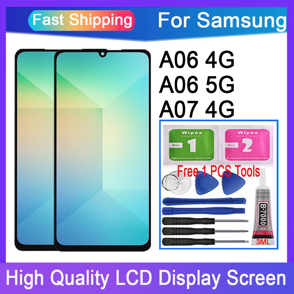For Samsung Galaxy A06 4G A06 5G A07 4G LCD Display Touch Screen With Frame Replacement | Shopee ...