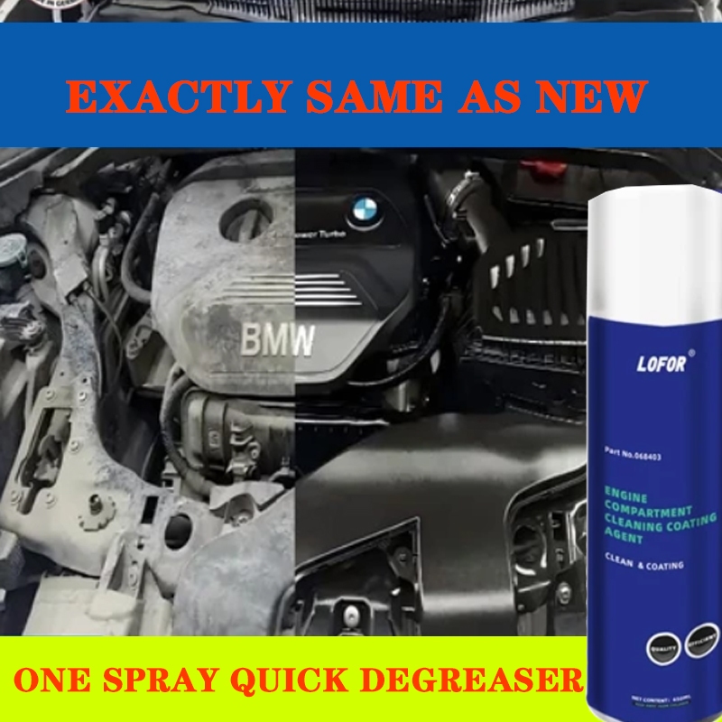 650ML Engine Cleaner Engine Degreaser Cleaner Spray Wash-free Clean ...