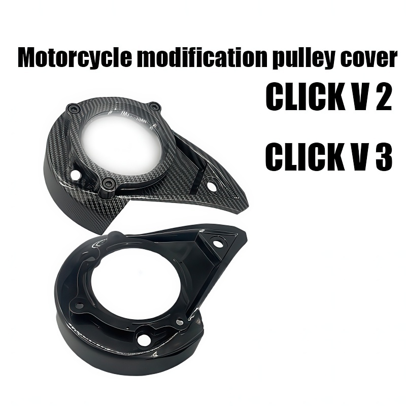 Honda Click V2/V3 Pulley Cover with Transparent Screen CVT Cover with ...