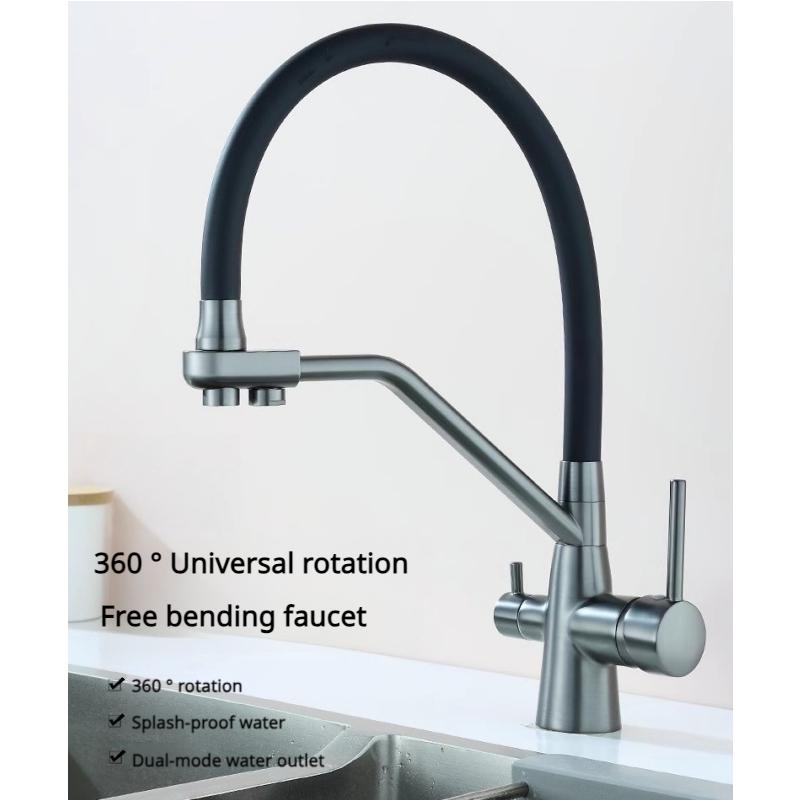 (Light luxury) Home kitchen faucet water purification three-in-one ...