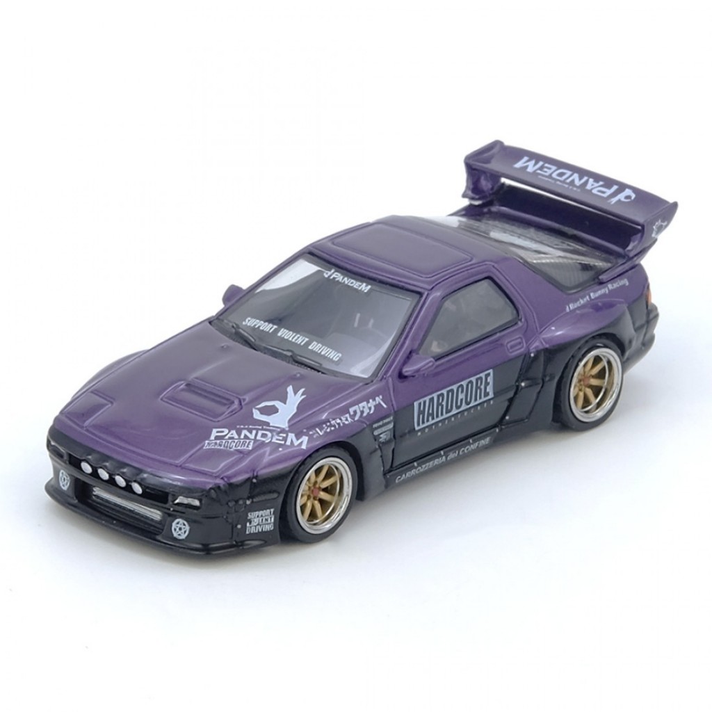 Inno64 IN64-RX7FCP-PB 1/64 MAZDA RX7 FC3S PANDEM ROCKET BUNNY Purple ...