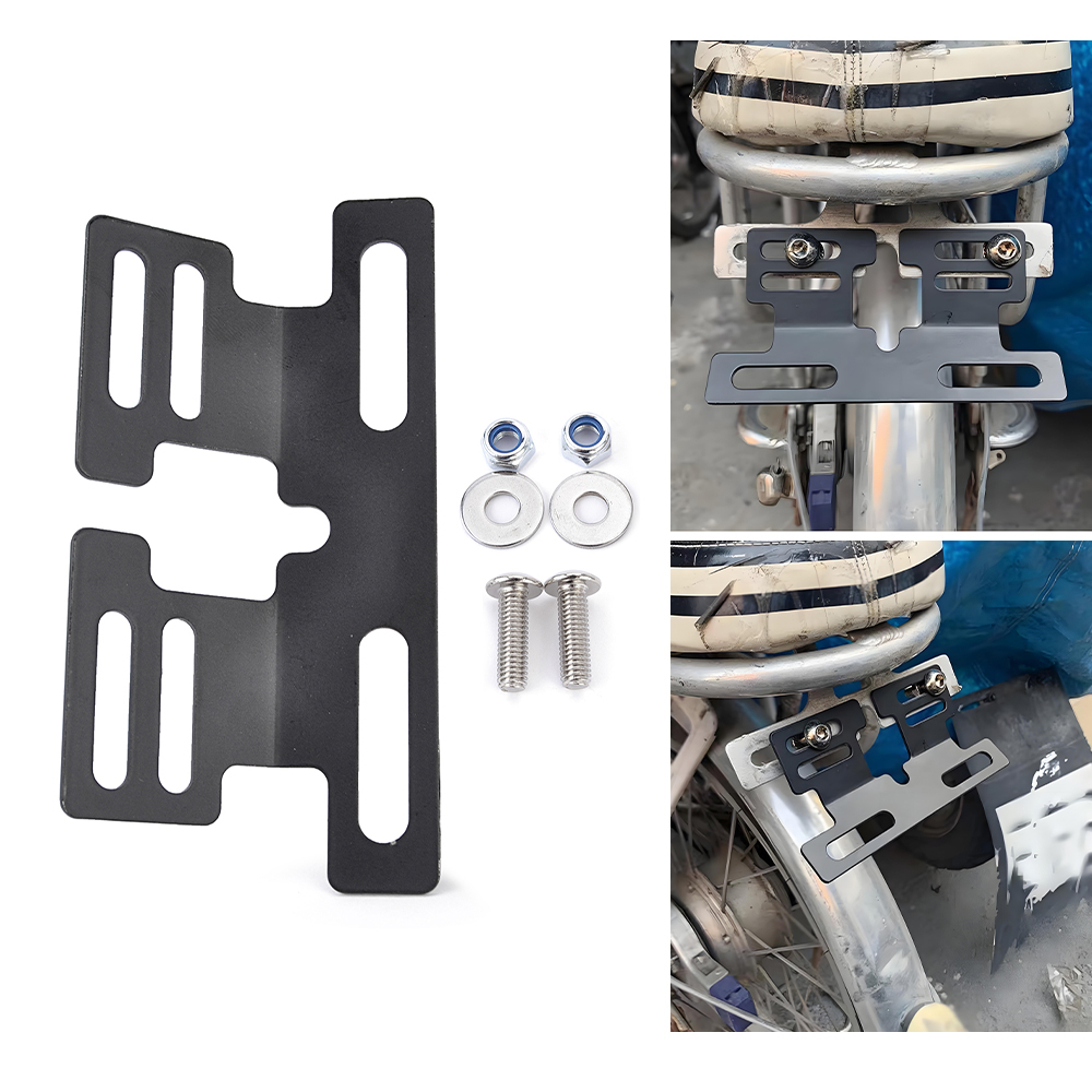 Universal Motorcycle License Plate Bracket | Shopee Philippines