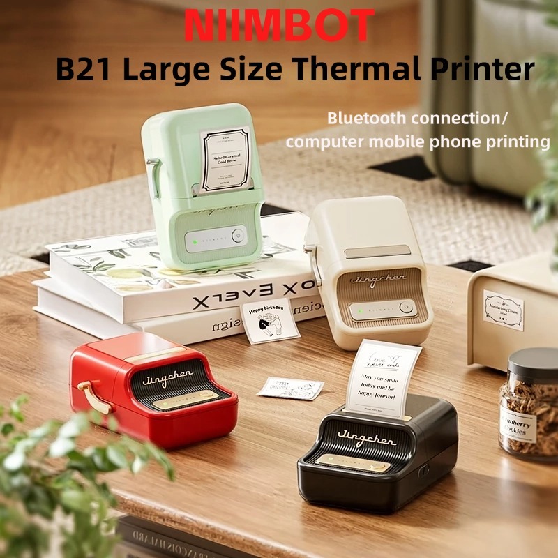 NIIMBOT B21 Thermal Printer Portable Barcode Label Price Bluetooth ...