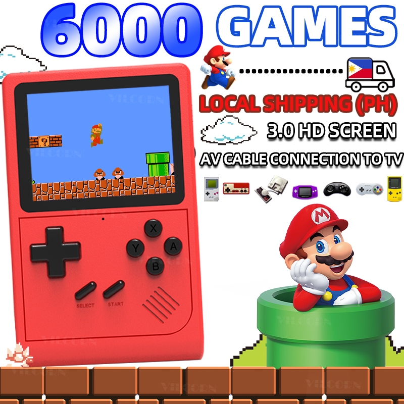 GB300 Retro Arcade Games Portable Handheld Game Console Player 3.0 Inch ...