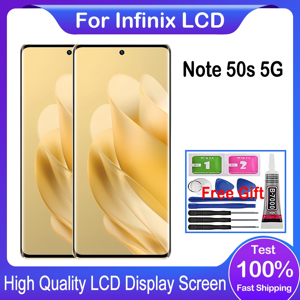 For AMOLED TFT Infinix Note 50s 5G LCD Display Touch Screen Replacement ...